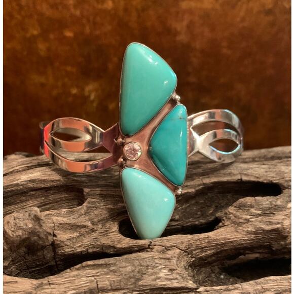 Jay King | Jewelry | Jay King Sterling Silver And Turquoise Cuff With ...